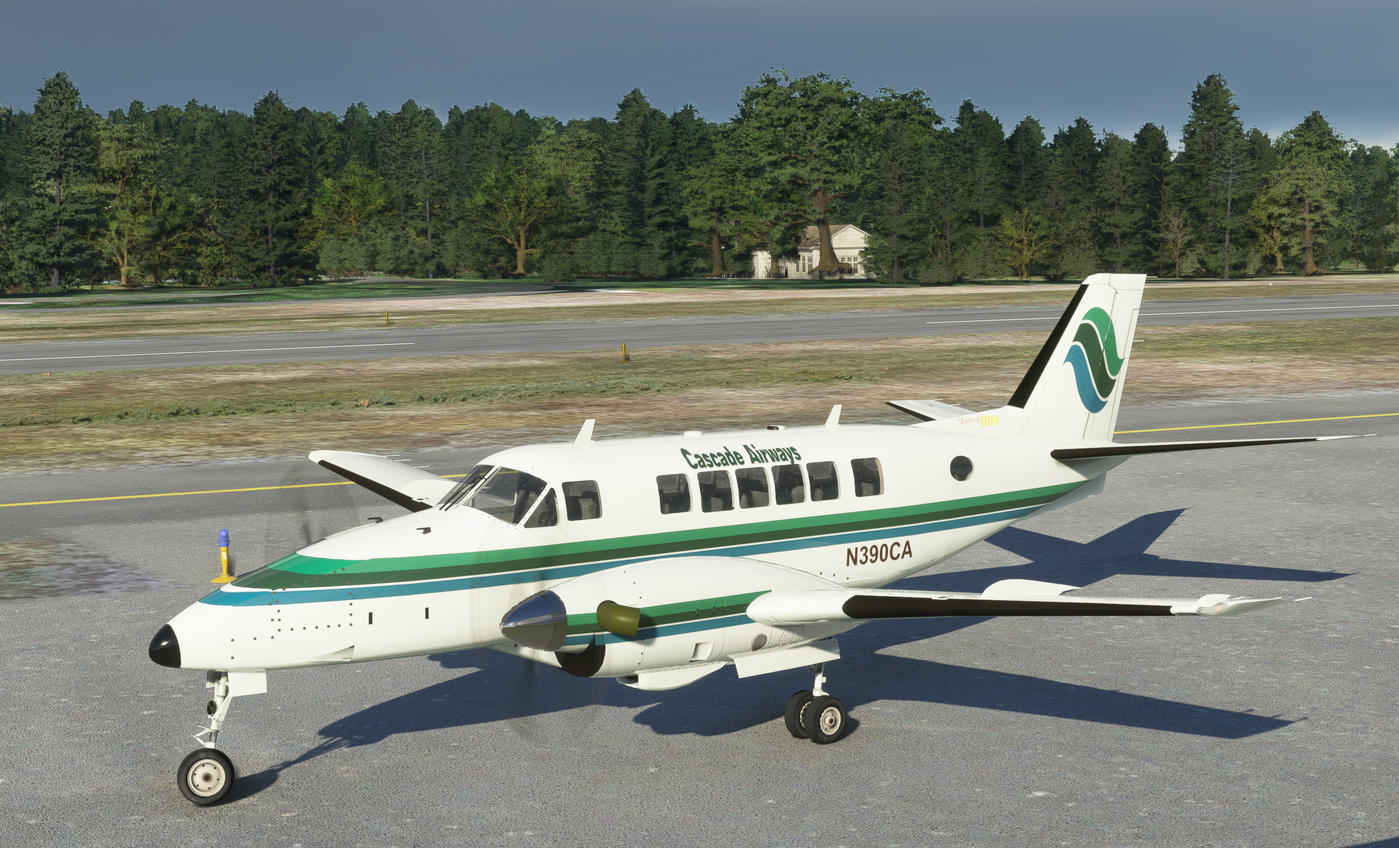 Beech 99 Cascade Airways for Microsoft Flight Simulator | MSFS