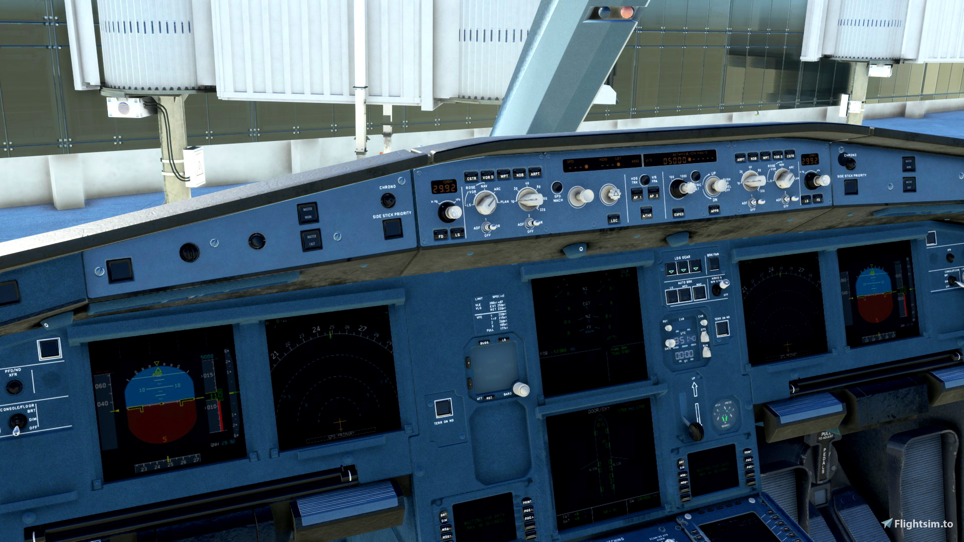 PMP A330-300 Revised Cockpit Textures » Microsoft Flight Simulator