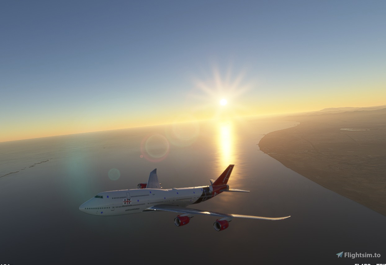 Boeing 747-800i Livery for Airsardinia Virtual Airline for Microsoft Flight Simulator | MSFS