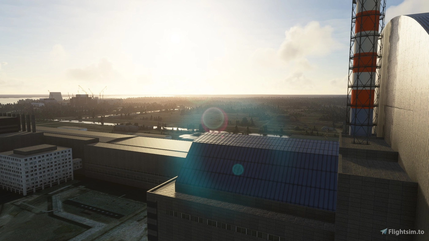 Chernobyl NPP and Pripyat town for Microsoft Flight Simulator | MSFS