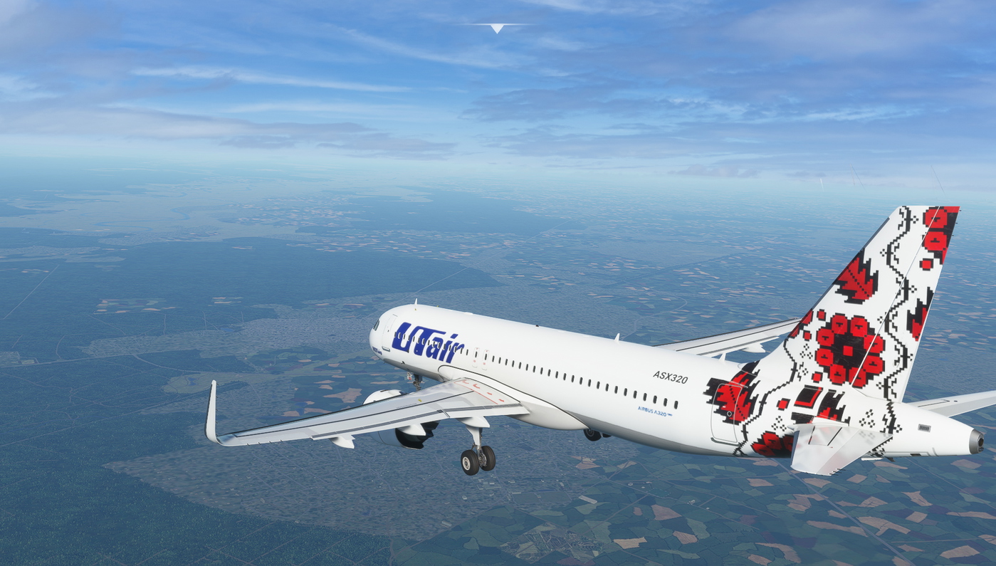 Utair A320 neo livery (with Ukrainian ornaments) for Microsoft Flight ...