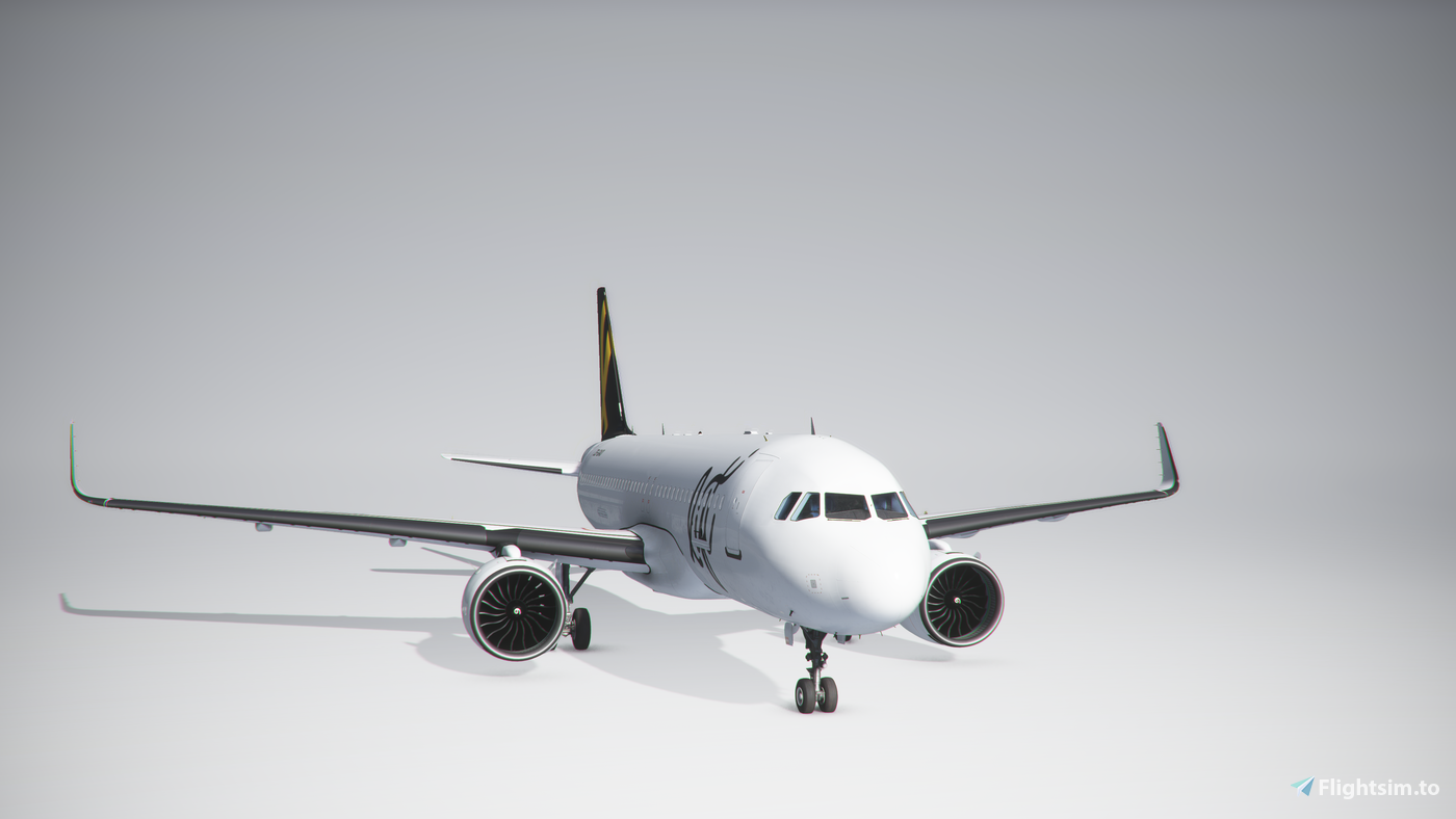 A320neo Lift Airlines (Black over Yellow Livery) for Microsoft Flight ...