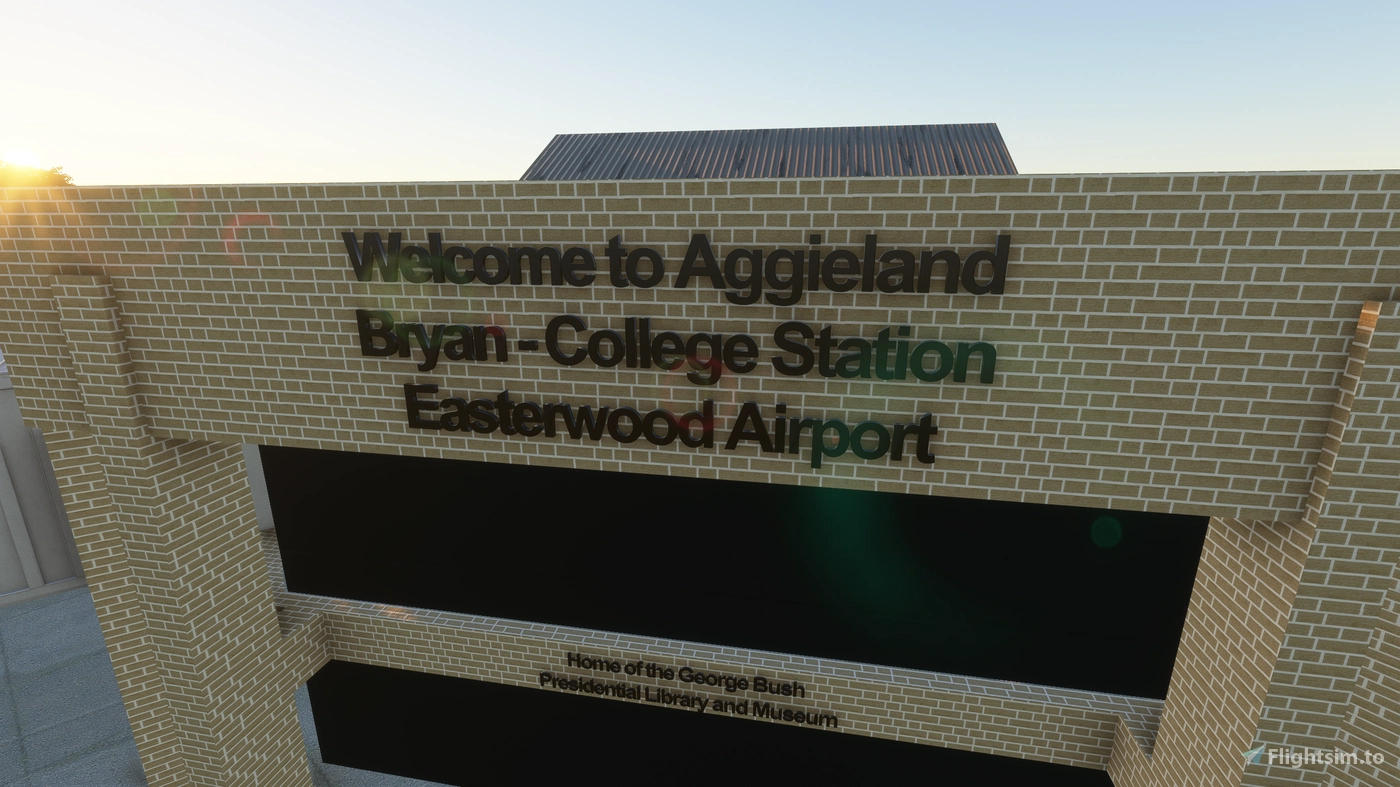 KCLL - Easterwood Airport, College Station, TX for Microsoft Flight ...