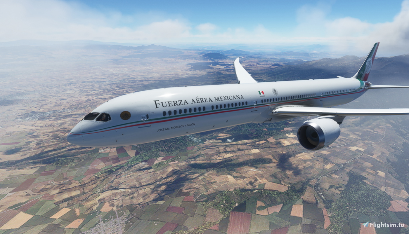 Mexican Air Force One (TP-01) 787-10 for Microsoft Flight Simulator | MSFS
