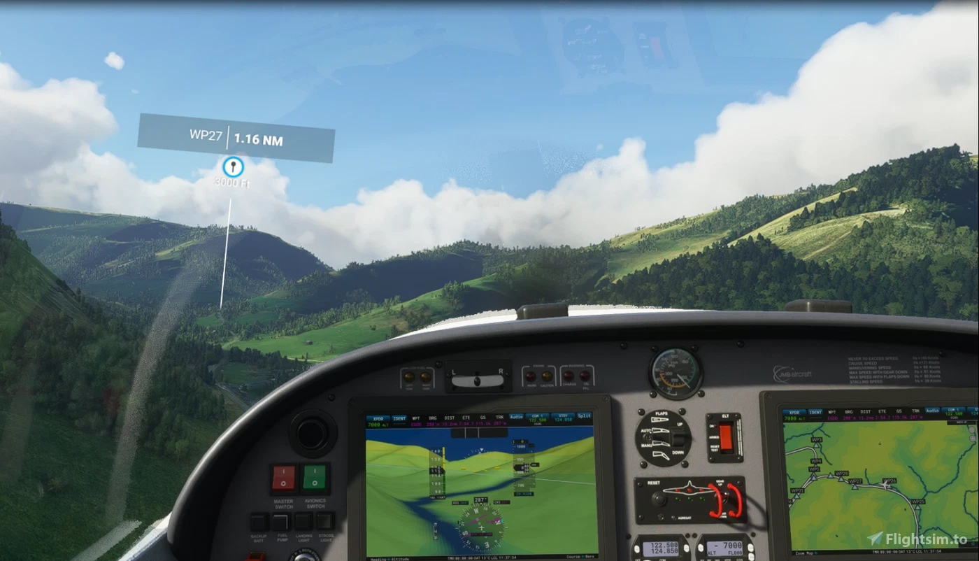 Mach Loop Flight plan - UK for Microsoft Flight Simulator | MSFS