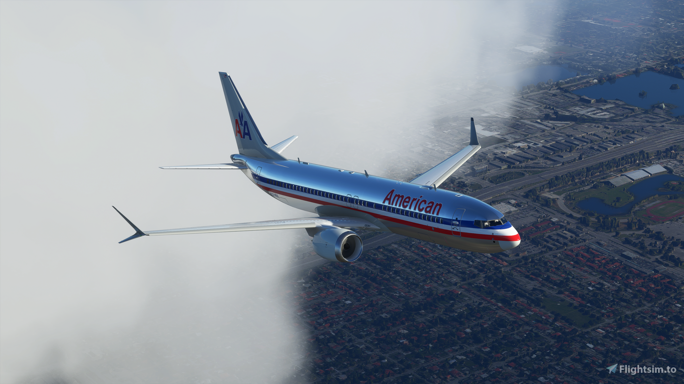 American Airlines B737 MAX (Metallic / Classic Livery) - [HD] for ...