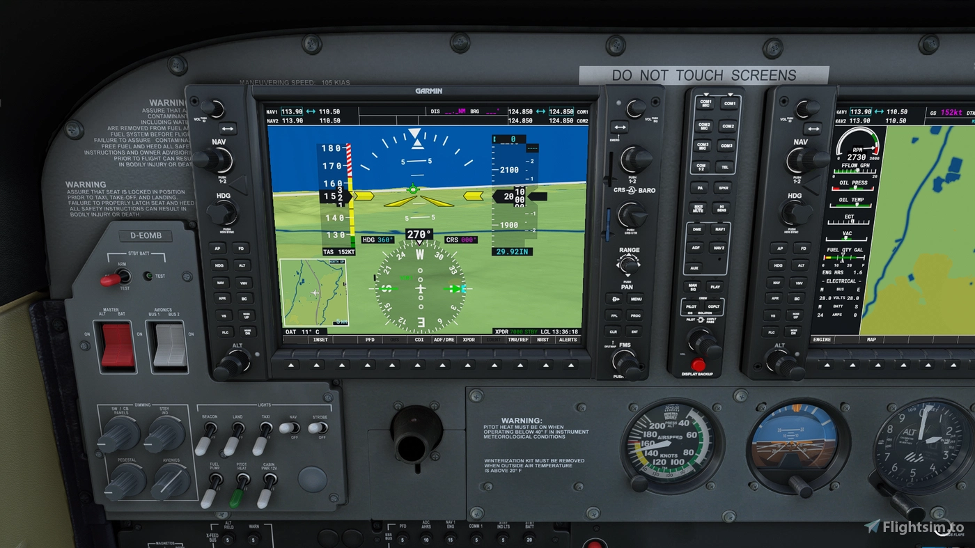 C172 with C182T engine for Microsoft Flight Simulator | MSFS
