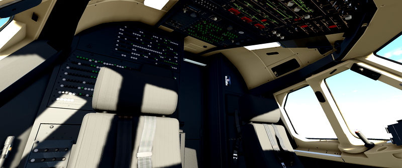 0000 JD Cockpit A320NEO Black/Creme w. Black or Creme Seats (optional ...