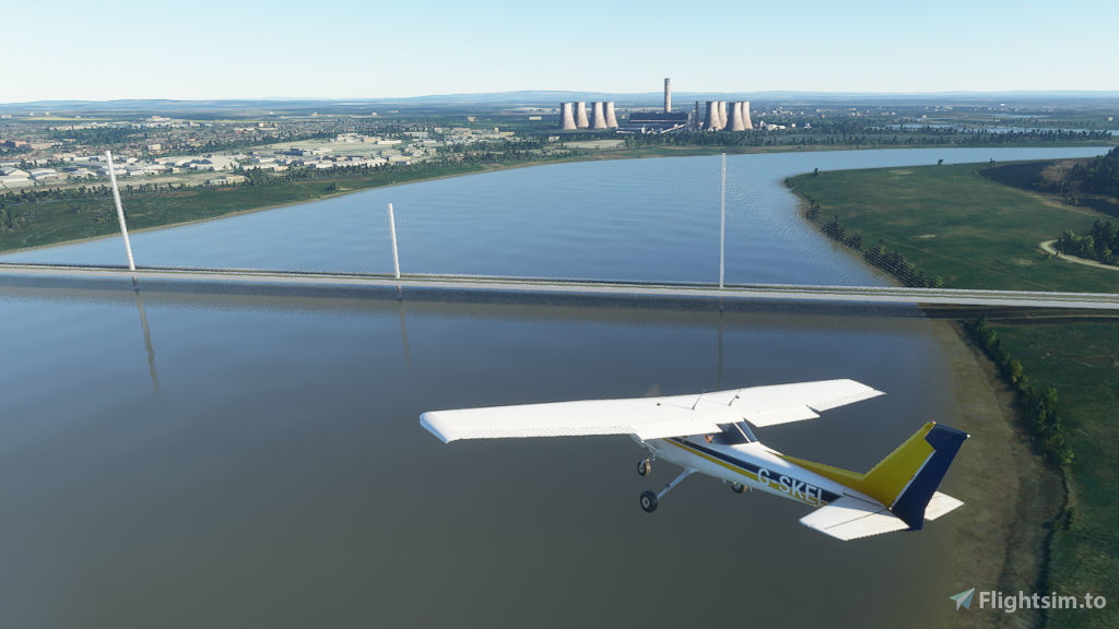 EGGP approach POIs inc Mersey Gateway for Microsoft Flight Simulator | MSFS