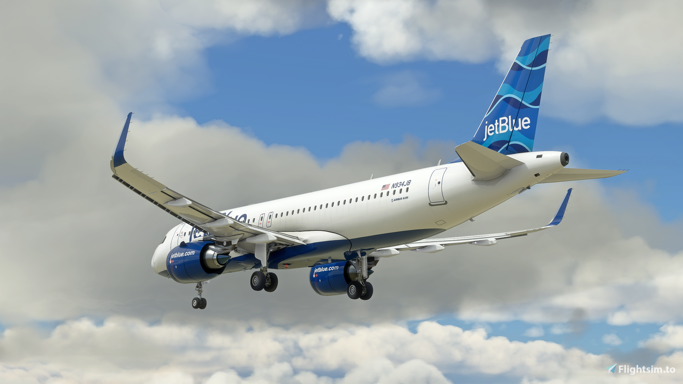 JetBlue "Streamers" [8K] - A320Neo for Microsoft Flight Simulator | MSFS