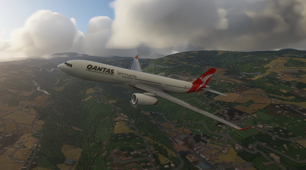 Qantas Old A330 4k for Microsoft Flight Simulator | MSFS