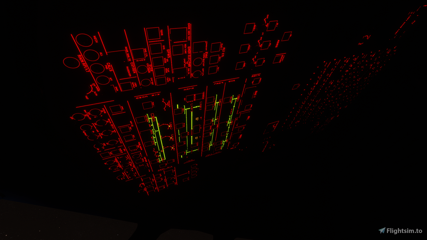 A330 (Red Cockpit Lighting) for Microsoft Flight Simulator | MSFS