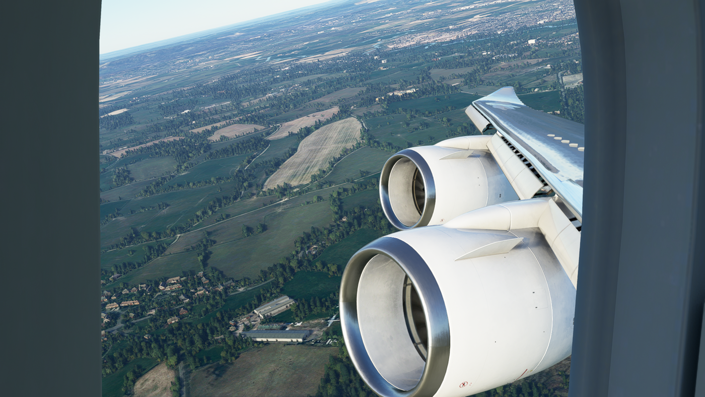 Boeing 747-8i Wing + Cockpit Cameras for Microsoft Flight Simulator | MSFS