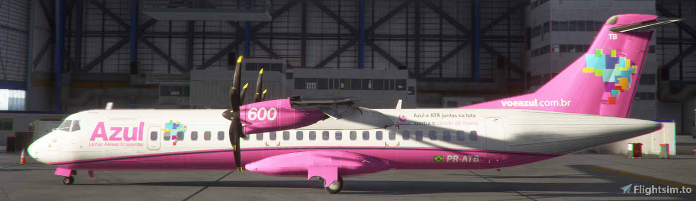 Azul PR-ATB Pink Livery for Microsoft Flight Simulator | MSFS