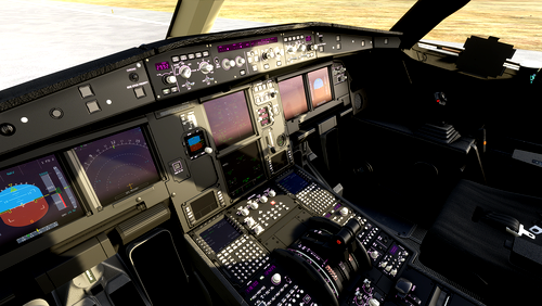 A320NX FBW (Black Cockpit / Pink Lighting) » Microsoft Flight Simulator