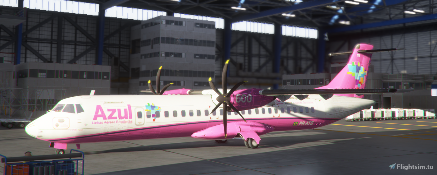 Azul PR-ATB Pink Livery for Microsoft Flight Simulator | MSFS