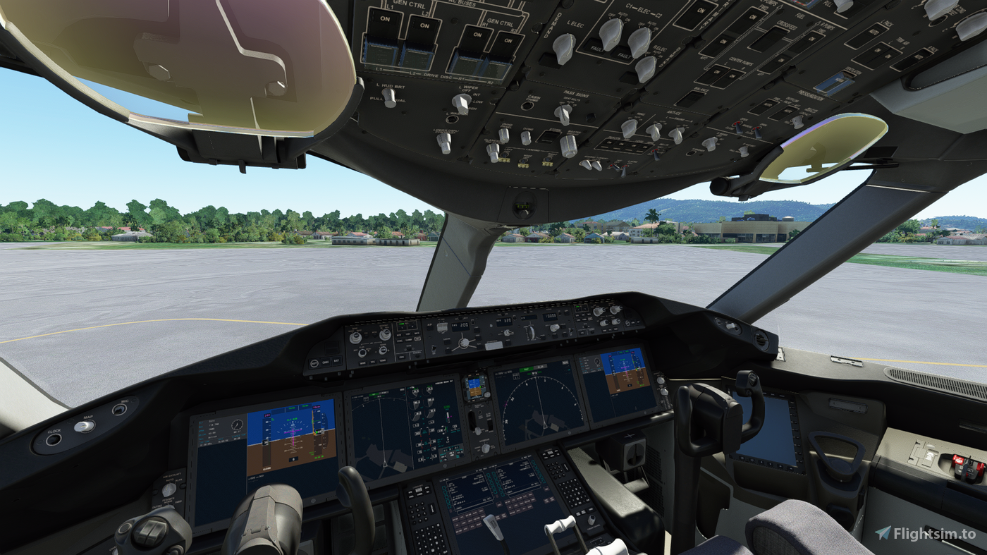 Boeing 767-300ER (787 Default Cockpit) for Microsoft Flight Simulator ...