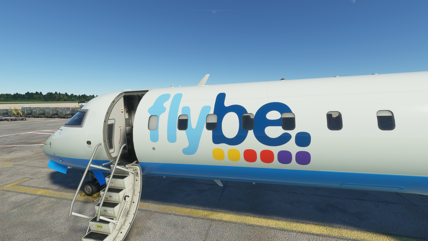 FlyBe Aerosoft CRJ550/700 Fictional Liveries for Microsoft Flight ...