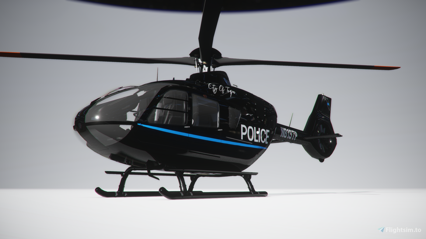 City Of Tampa | POLICE | N813TP | 4K for Microsoft Flight Simulator | MSFS