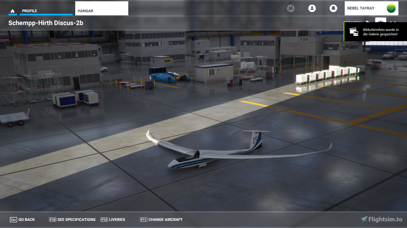 Discus 2b Livery for Microsoft Flight Simulator | MSFS