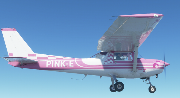 PINK MENACE Cessna 152 Taildragger WB SIM Version for Microsoft Flight ...