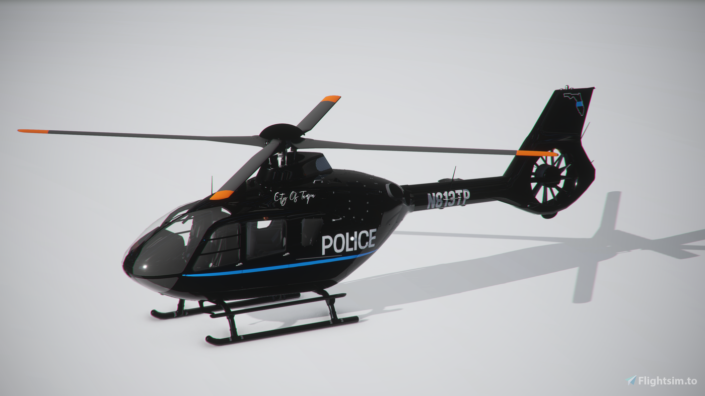 City Of Tampa | POLICE | N813TP | 4K for Microsoft Flight Simulator | MSFS