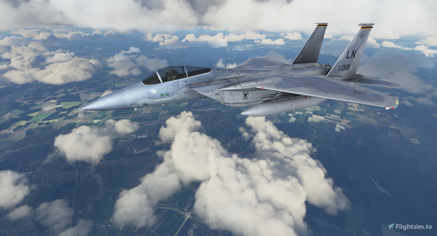 McDonnell Douglas F-15C USAF 493rd FS for Microsoft Flight Simulator | MSFS