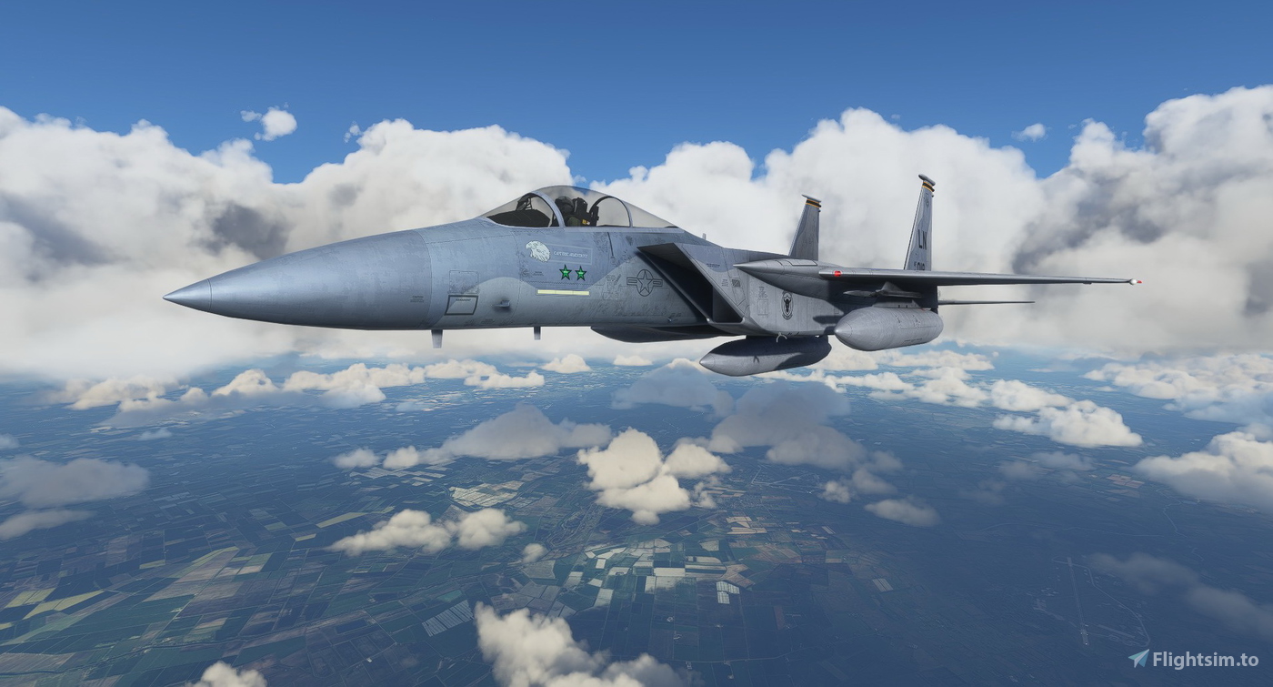 McDonnell Douglas F-15C USAF 493rd FS for Microsoft Flight Simulator | MSFS