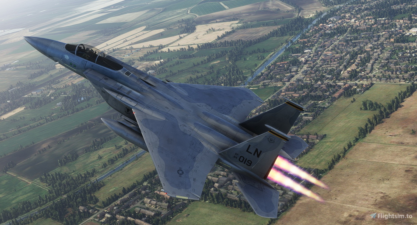 McDonnell Douglas F-15C USAF 493rd FS for Microsoft Flight Simulator | MSFS