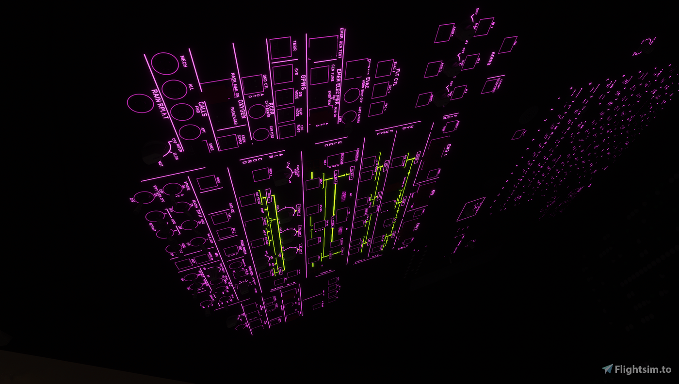 A320NX FBW (Black Cockpit / Pink Lighting) for Microsoft Flight ...