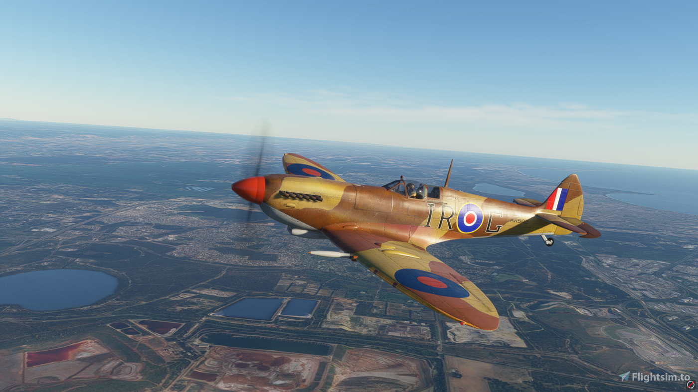 Supermarine Spitfire Mk IX J.R."Widge" Gleed. for Microsoft Flight ...