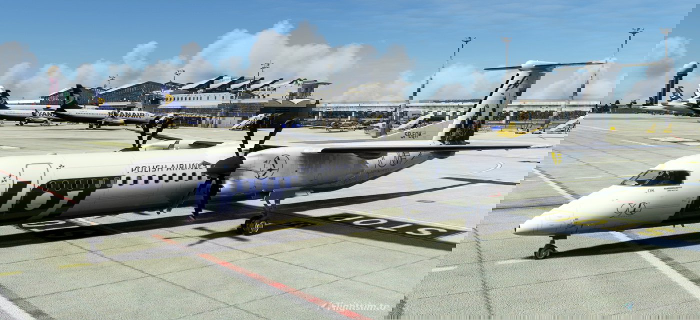 Dash8-Q400 "LOT" - Polish Aero Club special livery for Microsoft Flight ...