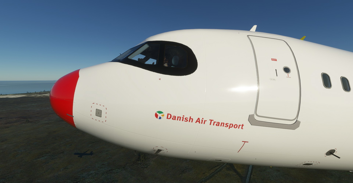 Danish Air Transport (DAT) "red nose" A320neo for Microsoft Flight ...