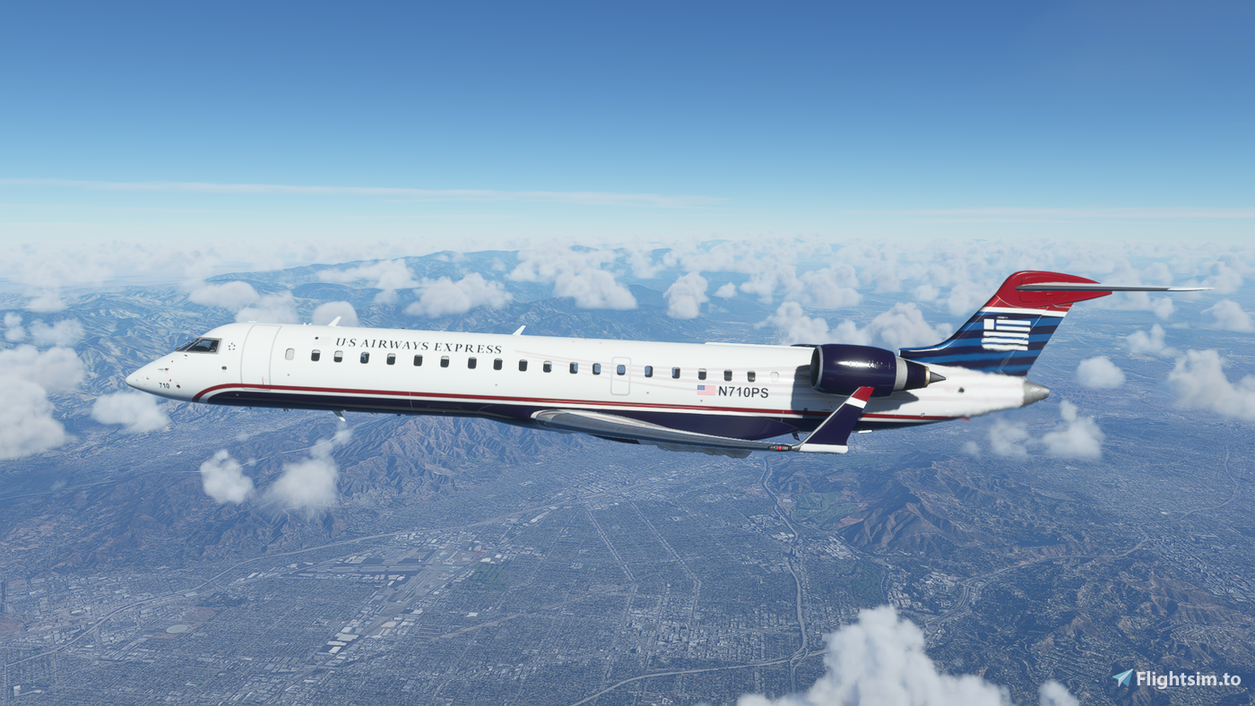 US Airways Express CRJ 700 - 8K for Microsoft Flight Simulator | MSFS
