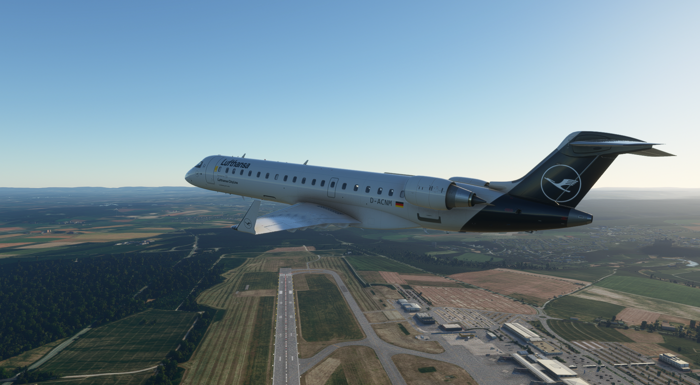 Aerosoft CRJ 550 Lufthansa - 8K for Microsoft Flight Simulator | MSFS