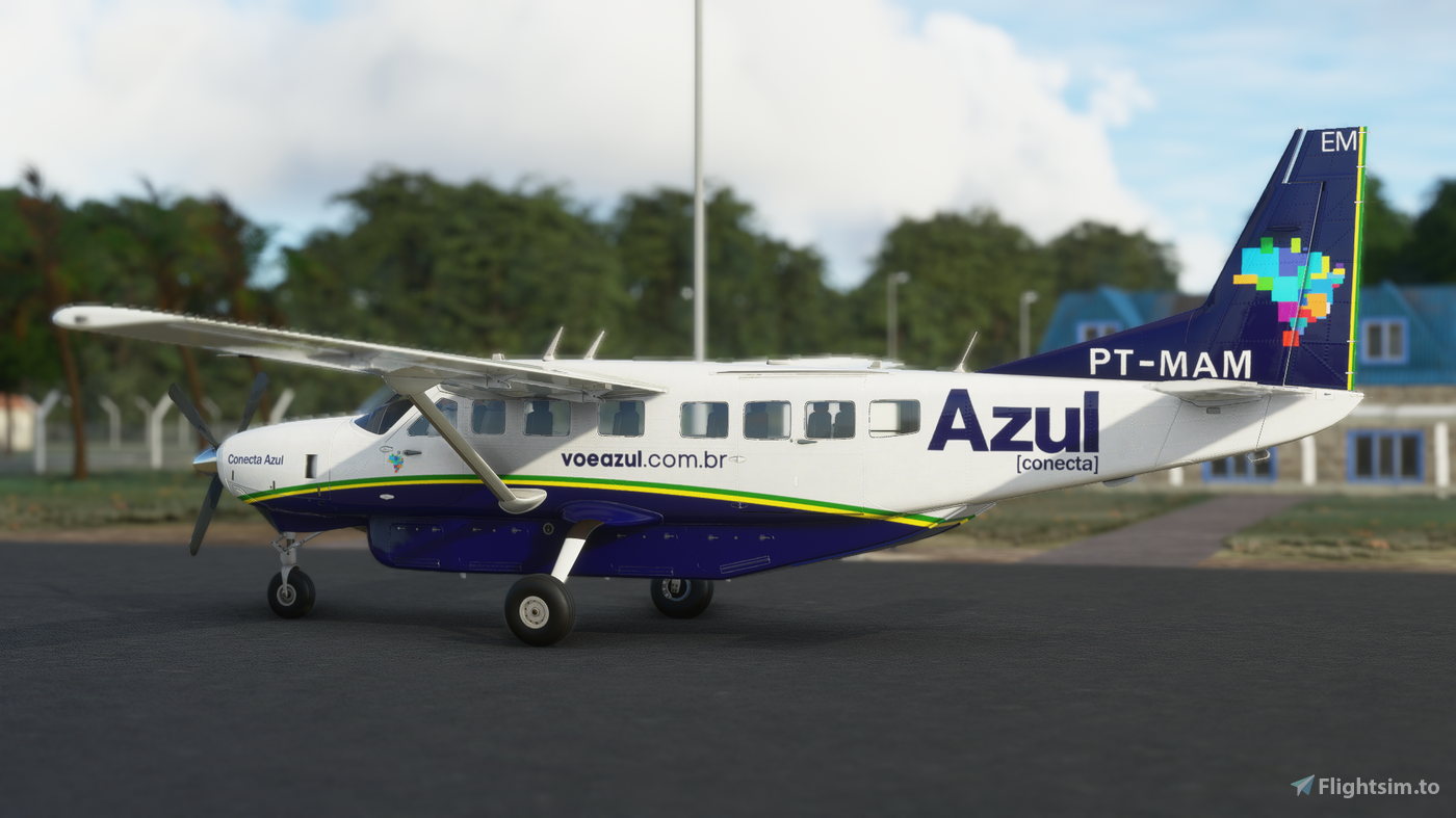 TEXTURAS AZUL CONECTA (8K) for Microsoft Flight Simulator | MSFS