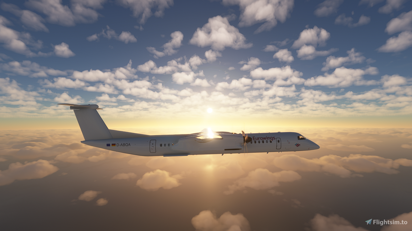 Eurowings Dash 8 Q400 | 4K for Microsoft Flight Simulator | MSFS