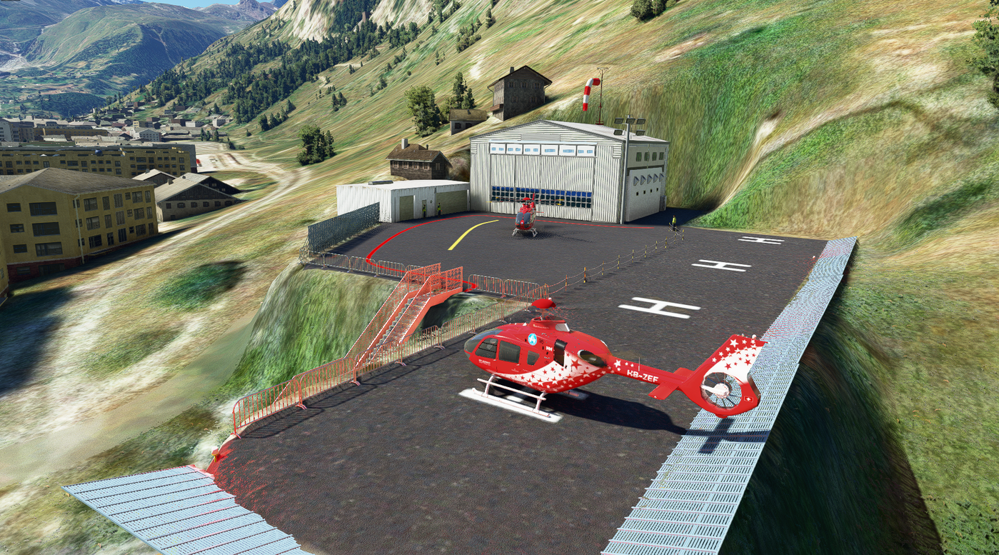 Heliport - Zermatt for Microsoft Flight Simulator | MSFS