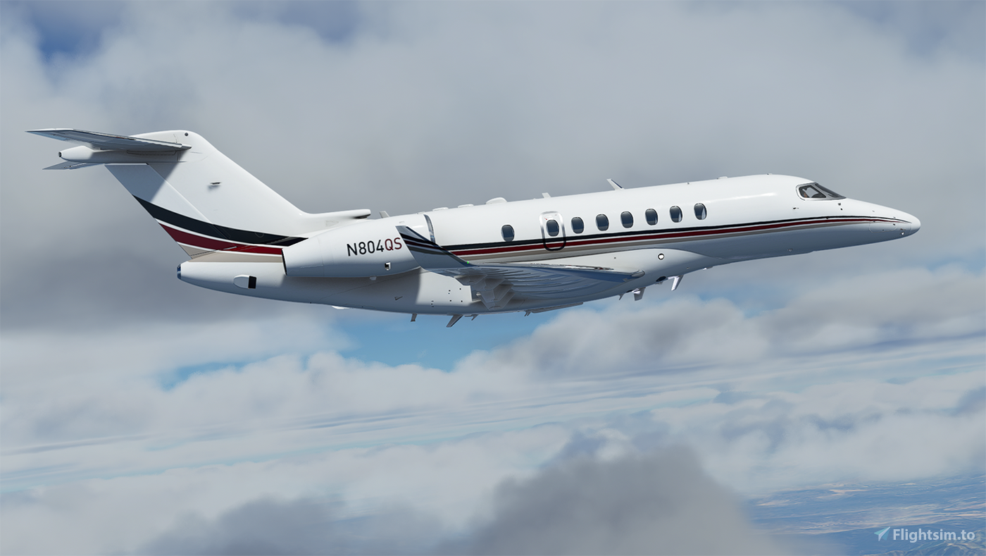 Cessna Citation Longitude Netjets (N804QS) for Microsoft Flight ...