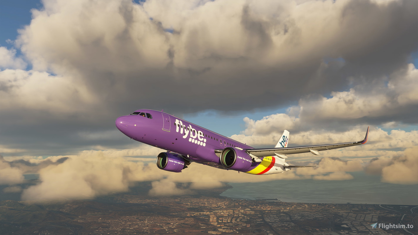 Airbus A320neo Flybe (Purple Livery) - 8K for Microsoft Flight ...