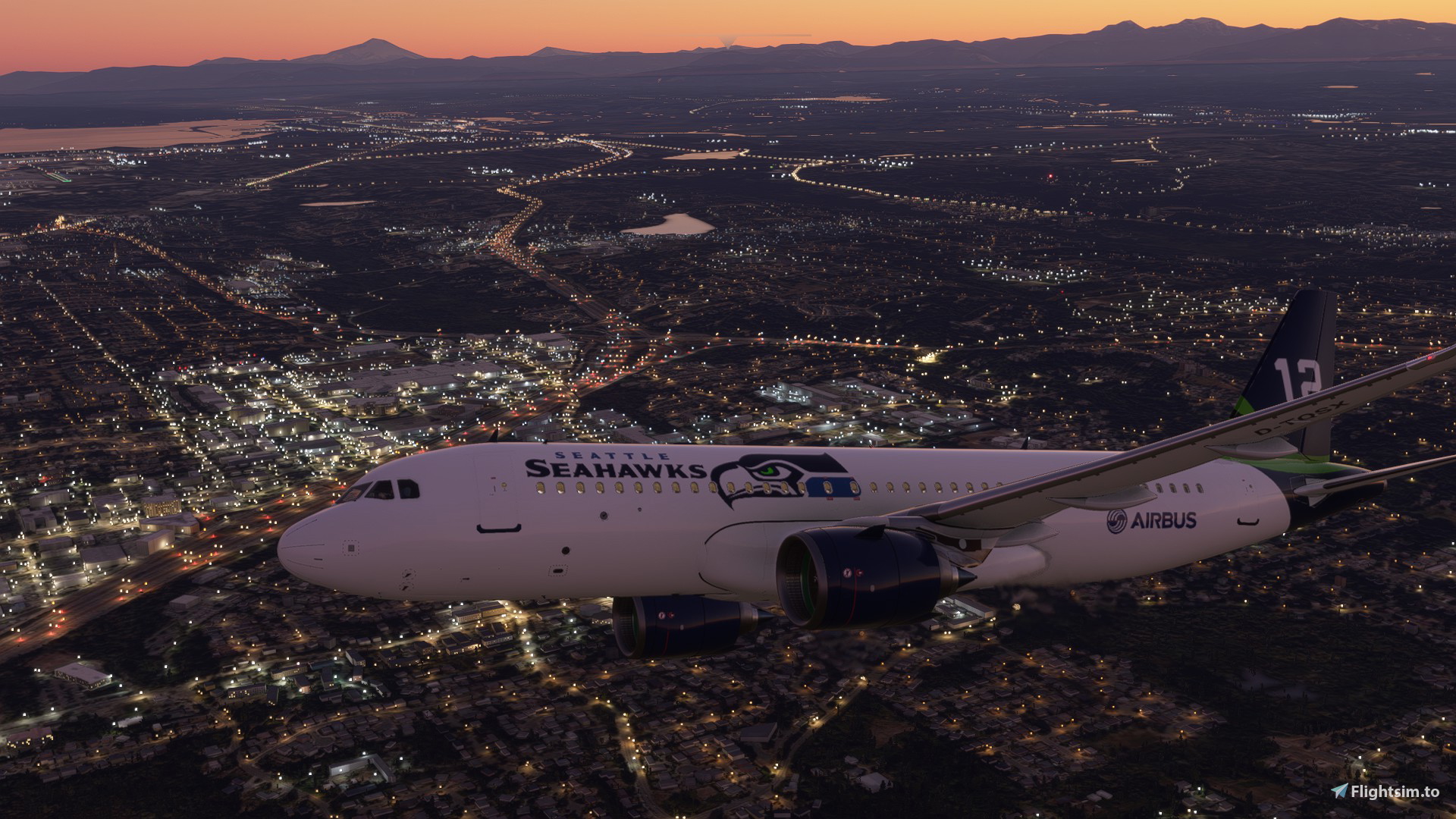 [A32NX] FlyByWire A320neo Seattle Seahawks Fan Livery - MSFS Add-on ...