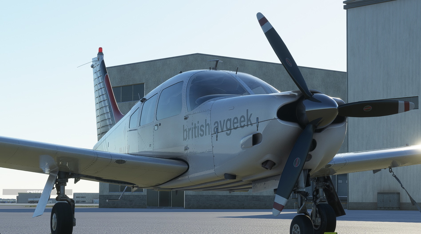 JF Piper Arrow III British AvGeek for Microsoft Flight Simulator | MSFS