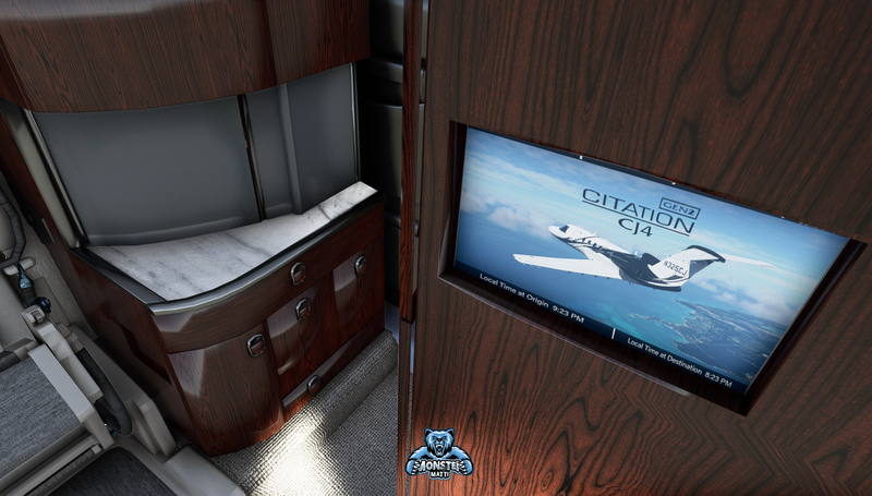 Citation CJ4 GEN2 N325CJ (with custom Interior) for Microsoft Flight ...