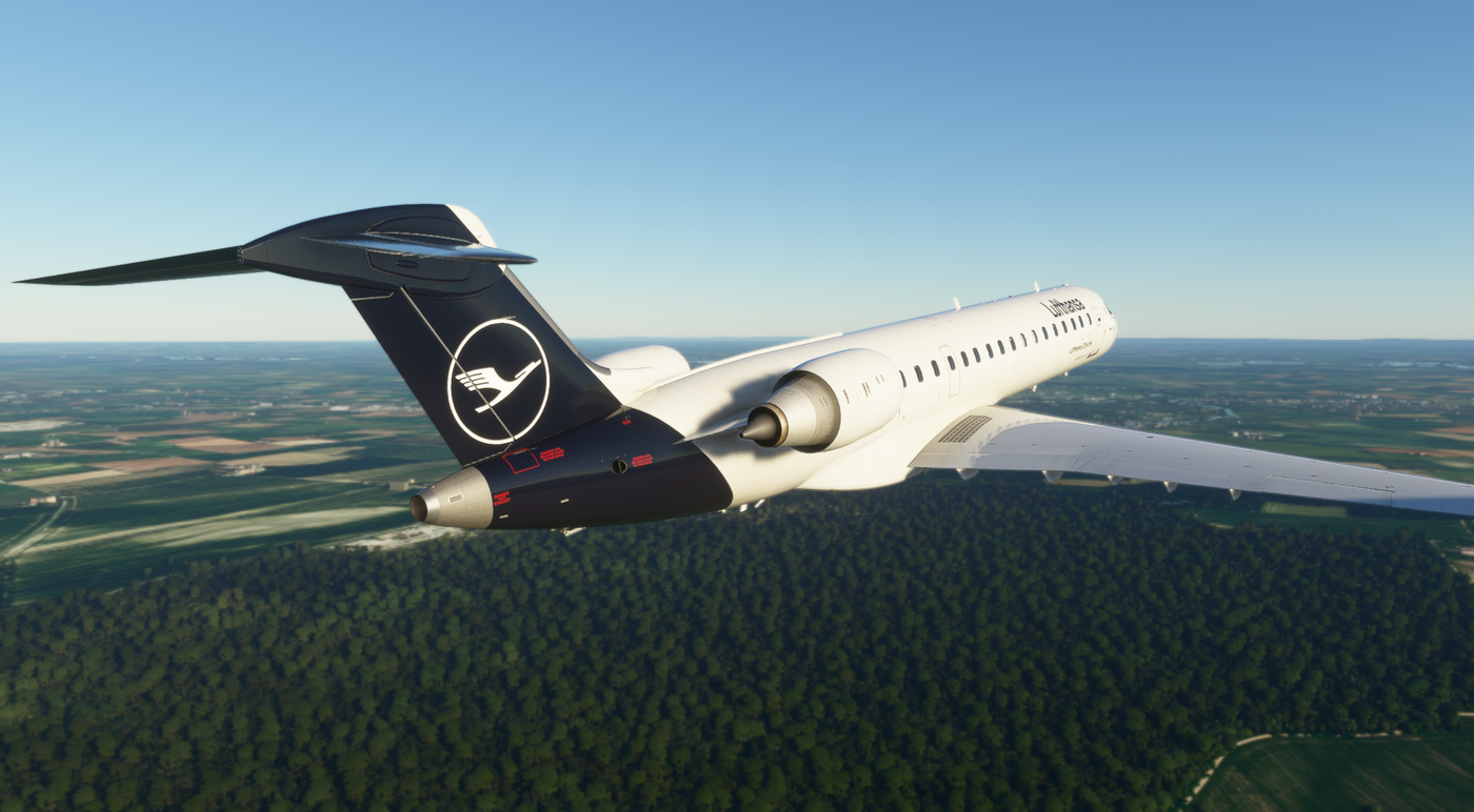 Aerosoft CRJ 550 Lufthansa - 8K for Microsoft Flight Simulator | MSFS