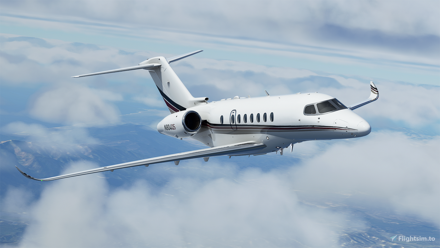 Cessna Citation Longitude Netjets (N804QS) for Microsoft Flight ...
