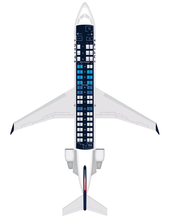 CRJ-700 Cabin Layout for Delta Connection/Endeavor/SkyWest - MSFS Add ...