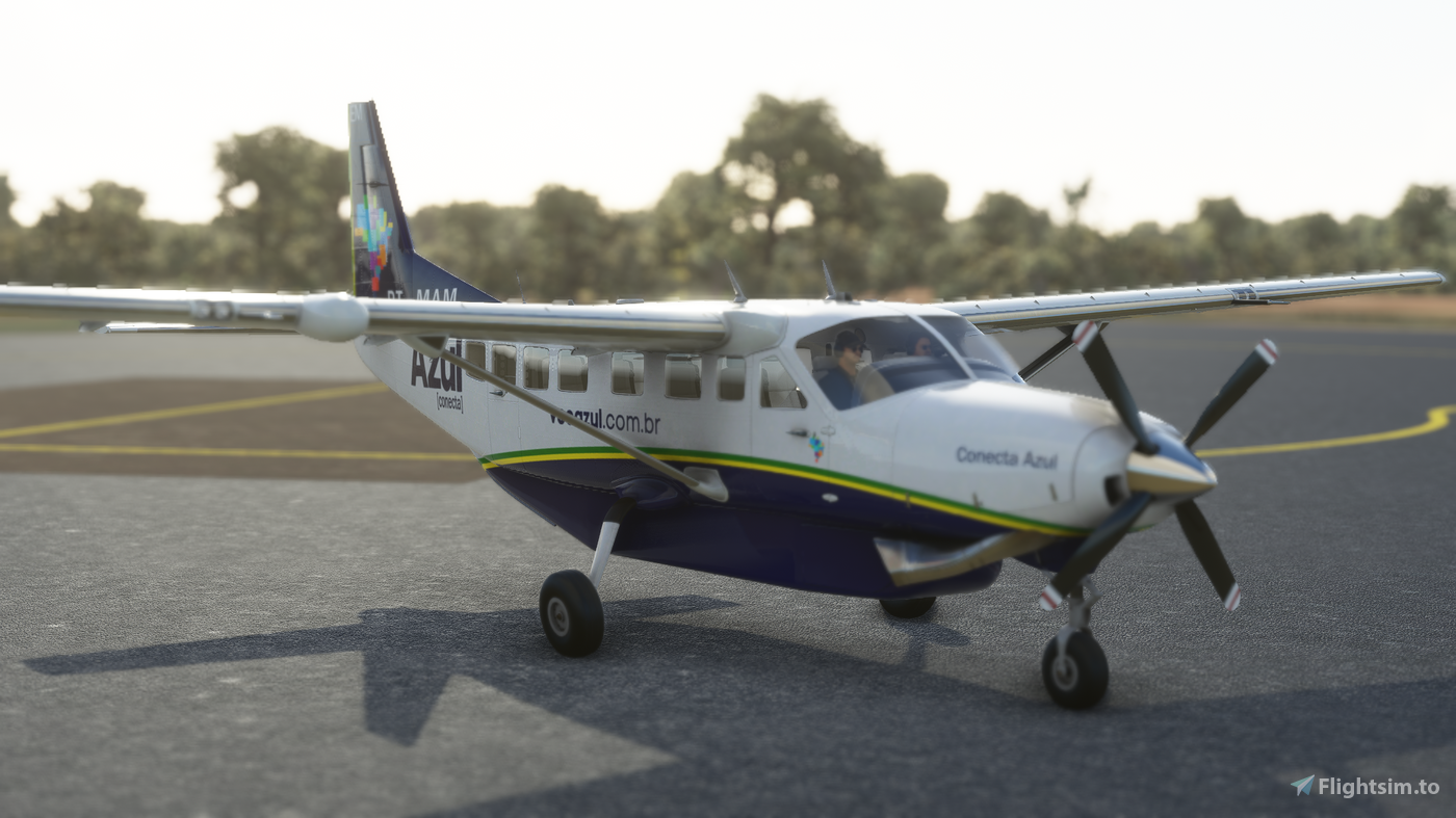 TEXTURAS AZUL CONECTA (8K) for Microsoft Flight Simulator | MSFS