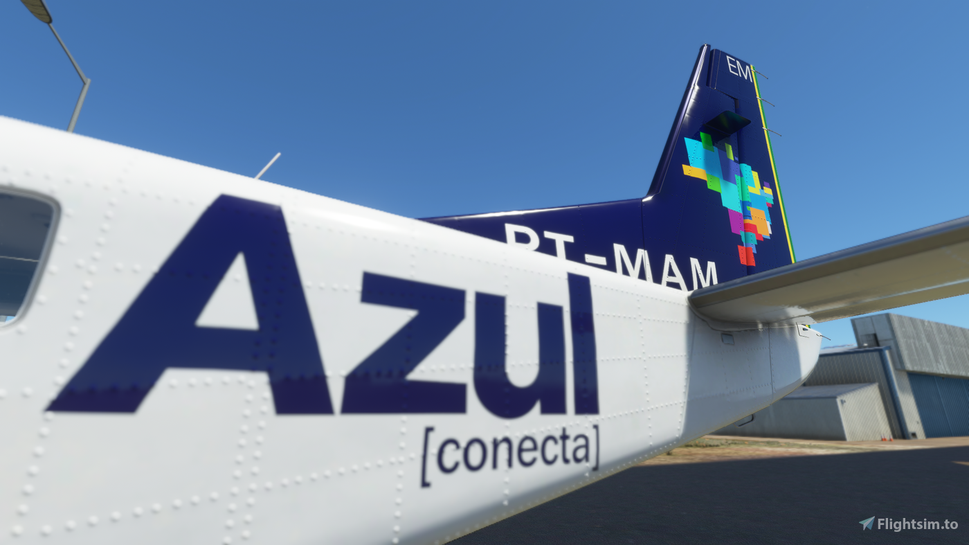 TEXTURAS AZUL CONECTA (8K) for Microsoft Flight Simulator | MSFS