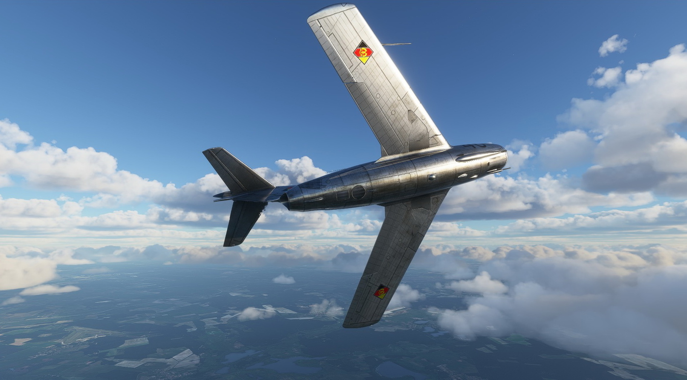 MIG-15 East German Air Force #48 pour Microsoft Flight Simulator | MSFS