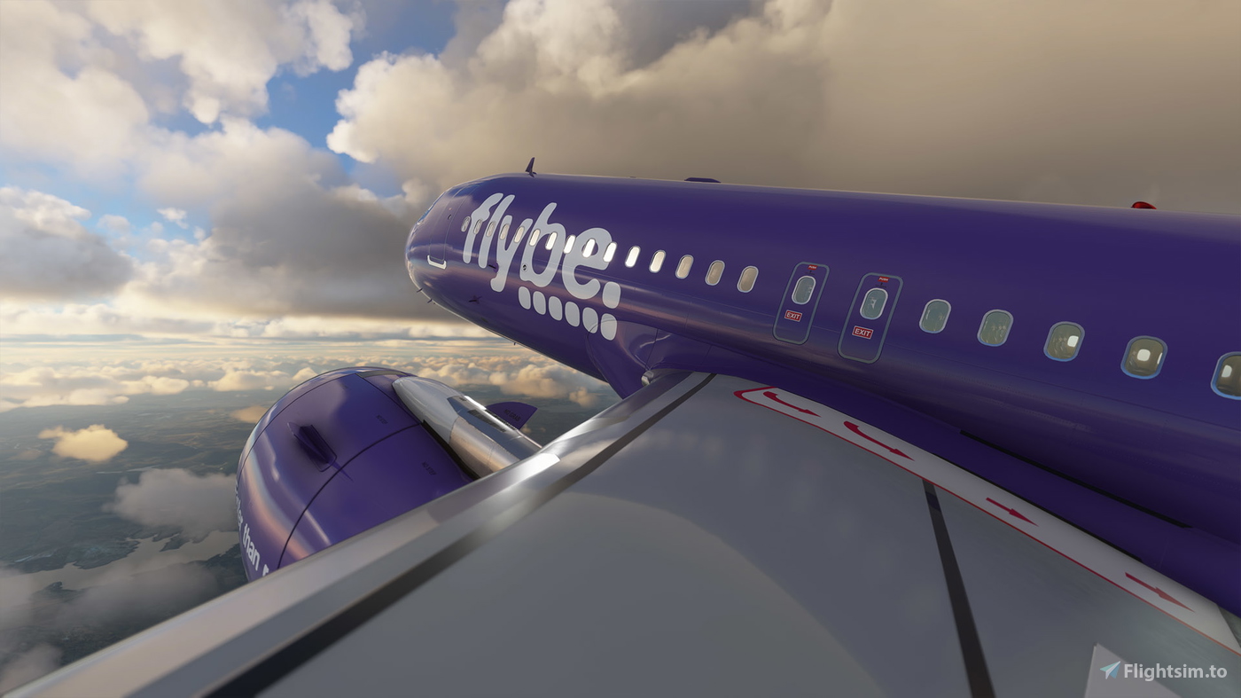 Airbus A320neo Flybe (Purple Livery) - 8K for Microsoft Flight ...